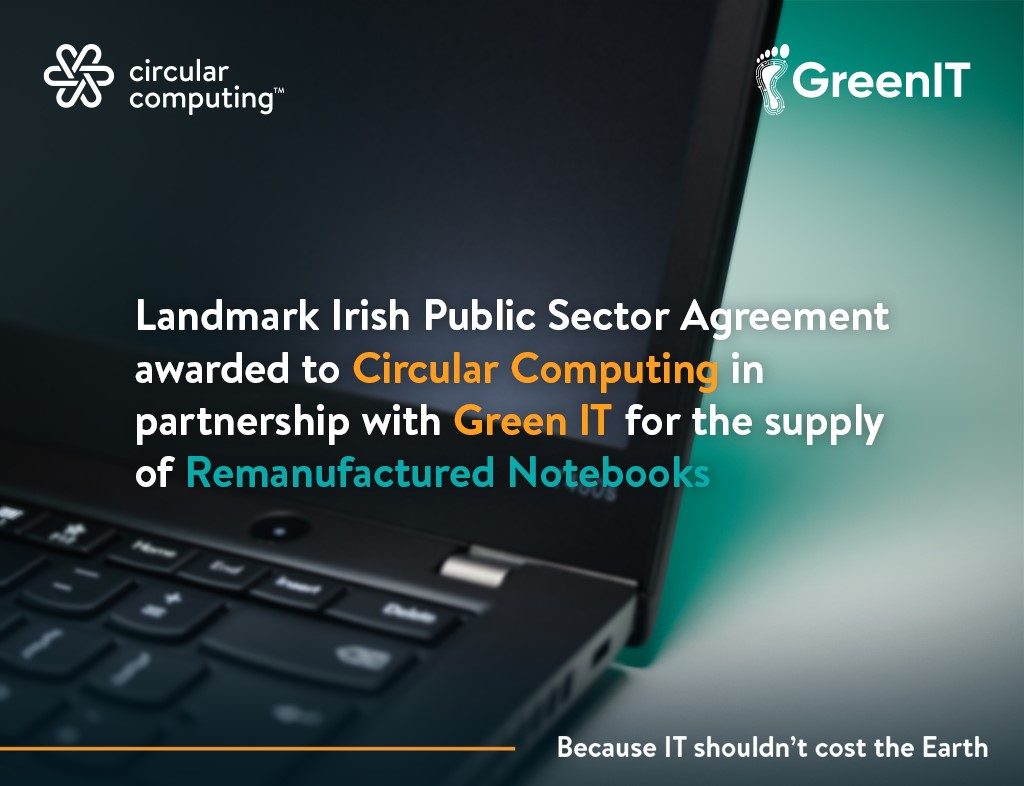 Ierse overheid kiest voor remanufactured laptops van Circular Computing - Circulaire-IT